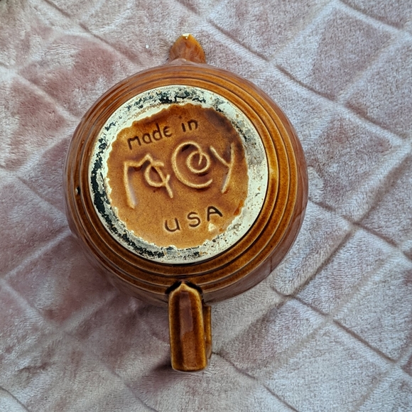 Mccoy | Dining | Vintage Signed Mccoy Brown Glazed Tea Pot | Poshmark